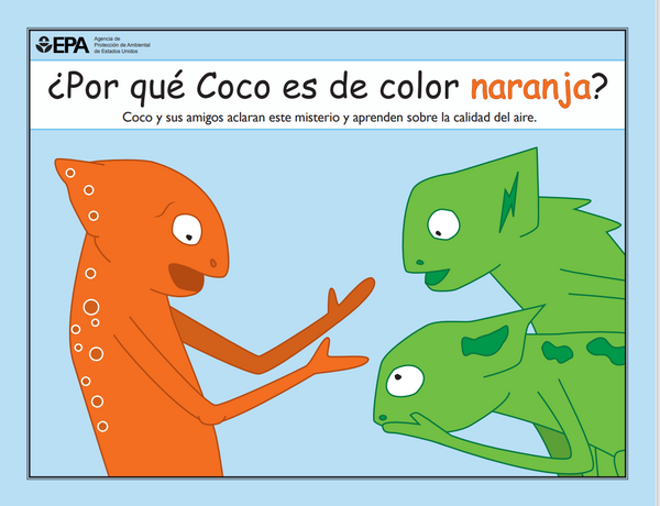 Why Is Coco Orange? Book - Print Version (Spanish) – Idaho Health Tools